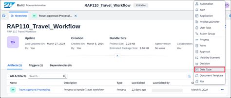 Create A Process Trigger Sap Tutorials