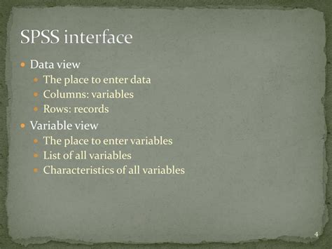 Ppt Spss For Beginners Powerpoint Presentation Free Download Id746795