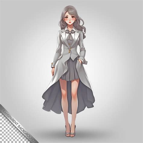 Anime Girl In A Formal Dress