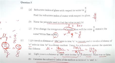 ICSE Physics Question Paper Solved Physics Answer Key