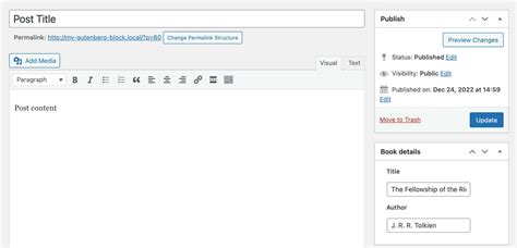 How To Add Meta Boxes And Custom Fields To Posts In Gutenberg