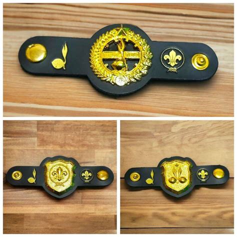 Ring Kacu Pramuka Umum Terbaru Bahan Logam Cor Emas Kalep Tebal Ring