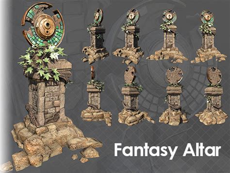 Fantasy Altar 3d Fantasy Unity Asset Store