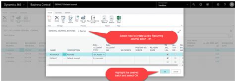 Leveraging Recurring Journals For Reversing Entries In Dynamics 365 Business Central