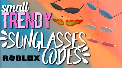 Vintage Glasses Roblox Code
