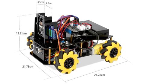 Acebott Smart Robot Camera Car Kit 4wd Remote Control Car Compatible W Arduino Ide Robotshop