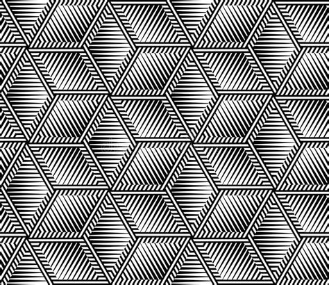 Abstract Striped Vector Seamless Pattern Stock Vector Illustration Of
