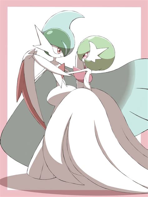 Gardevoir Mega Gardevoir Gallade And Mega Gallade Pokemon Drawn By