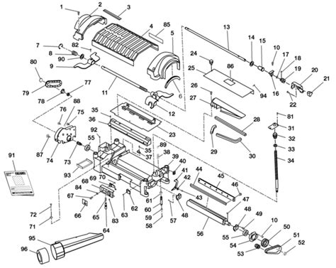 Ridgid Tp1300 13 Thickness Planer Parts And Accessories Partswarehouse