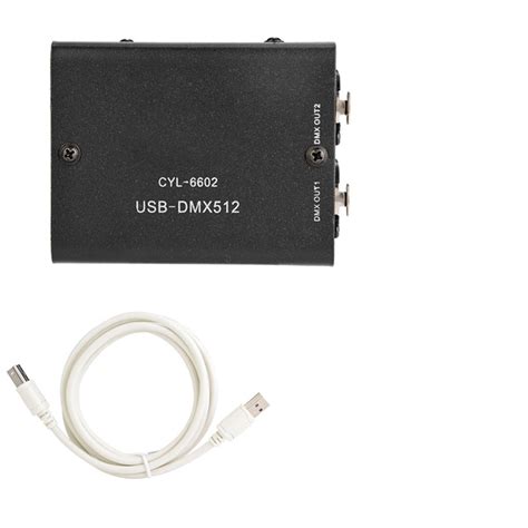 512-канальный USB-DMX Светодиодный светильник DMX512 Контроллер ...