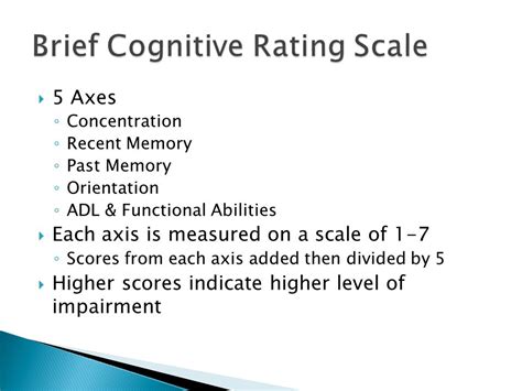 Brief Cognitive Rating Scale Pdf Printable