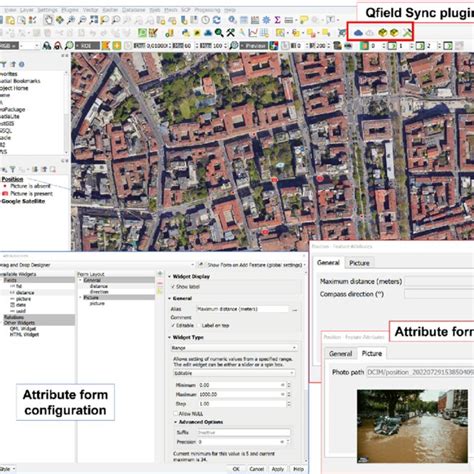 Screenshot Of The Qgis Project Showing The Map With The Details Download Scientific Diagram