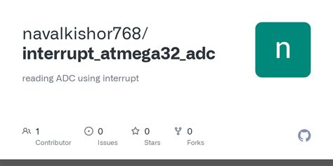 Github Navalkishor768interruptatmega32adc Reading Adc Using Interrupt
