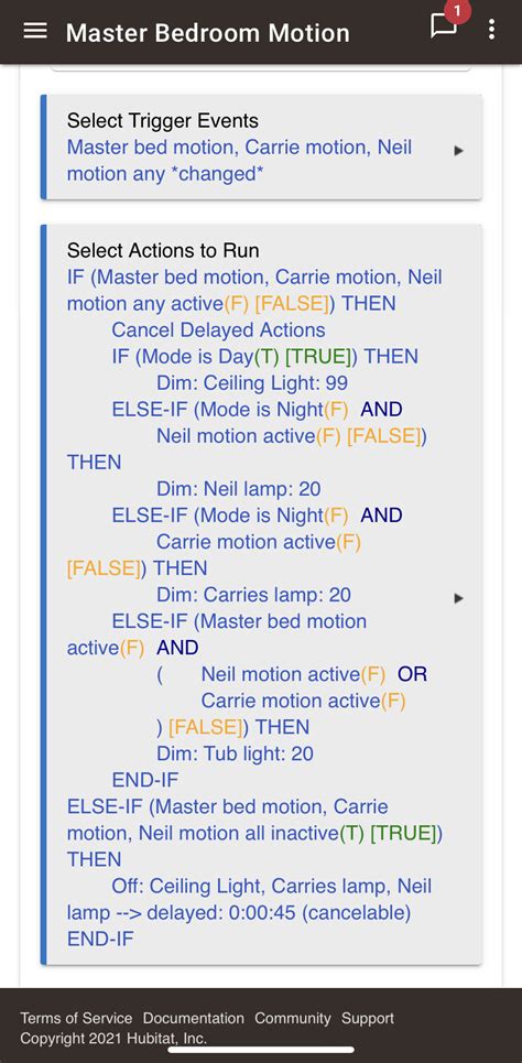 Nesting Logic 📐 Rule Machine® Hubitat