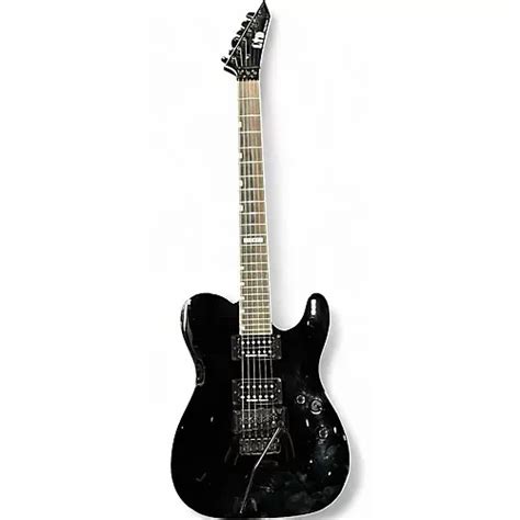 Used Esp Ltd 1987 Black Solid Body Electric Guitar Black
