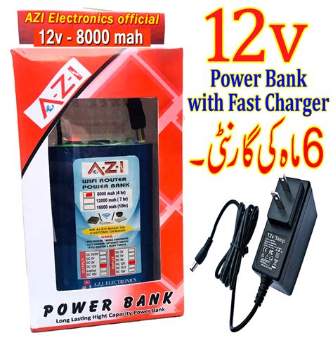 Wifi Router Power Bank 12v Volts Ups Technology 8000 Mah 3 To 4 Hours Gauranteed Backup Tp