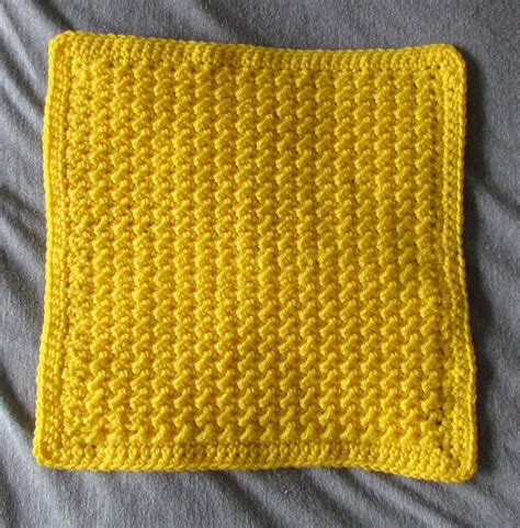 Moss Stitch 12 Afghan Square Free Crochet Pattern Ambassador Crochet Ambassador Crochet