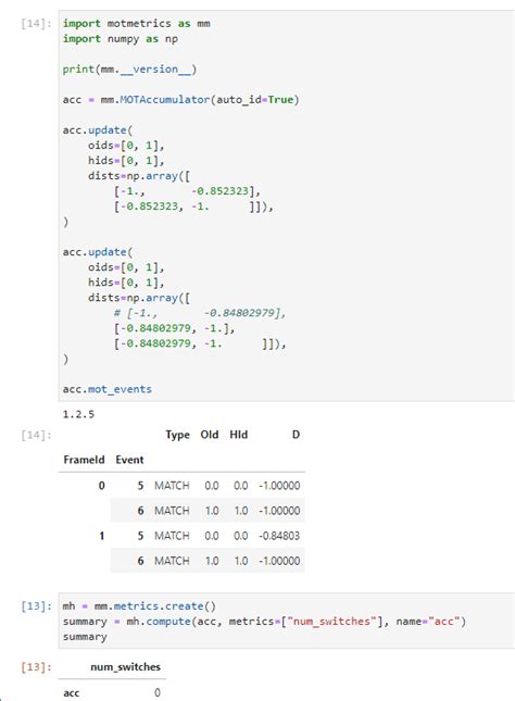 what counts as a switch · issue 160 · cheind py motmetrics · github