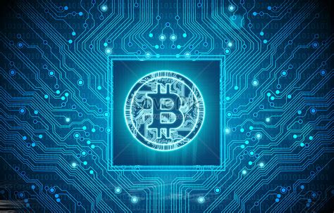 Bitcoin 한 회로 배경 사진 및 창의적인 일러스트 무료 다운로드 Lovepik