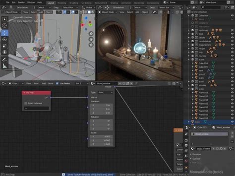 Blender基础入门教程，包括三维场景建模 展uv 纹理材质渲染 章节