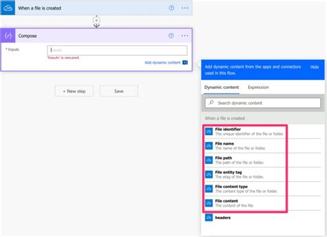 Power Automate Onedrive For Business When A File Is Created Trigger