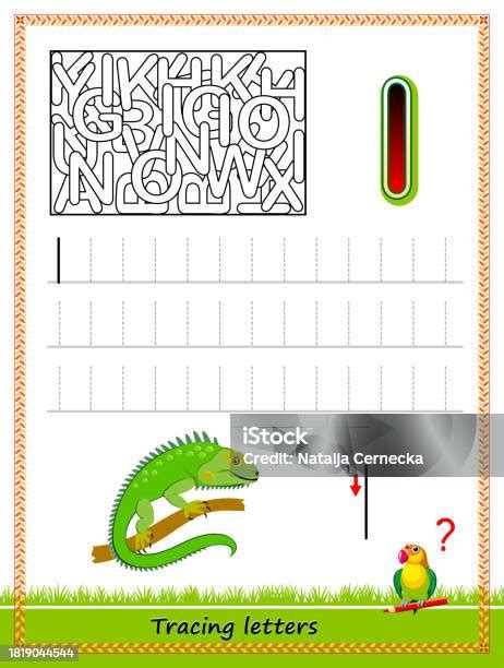 글자 추적을 위한 워크시트 모든 글자를 찾아 칠하십시오 I 어린이 활동 시트 어린이 색칠하기 책을 위한 교육 페이지입니다 Abc를 작성하고 추적하는 기술을 개발합니다 온라인