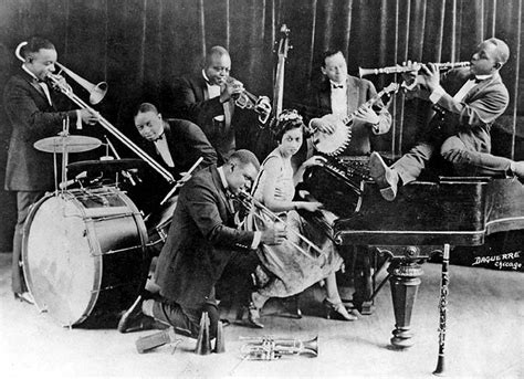 King Olivers Creole Jazz Band Chicago C 1923 L R Honore Dutrey