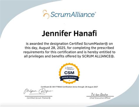 Scrummaster Agile Continuouslearning Projectmanagement Jennifer Hanafi