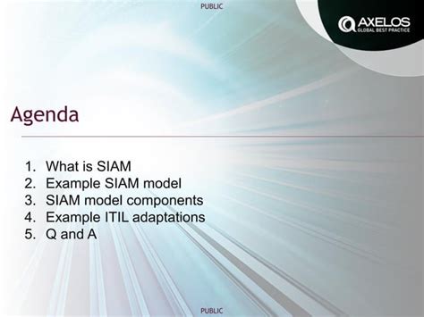 itil® and siam an example itil based model for effective service