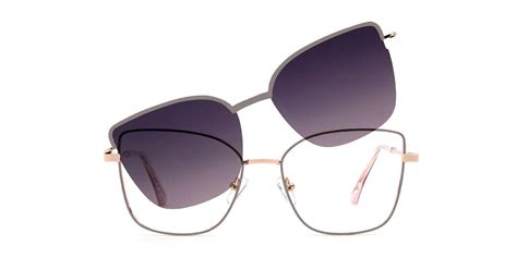 Jennings Cat Eye Grey Clip On For Women Lensmart