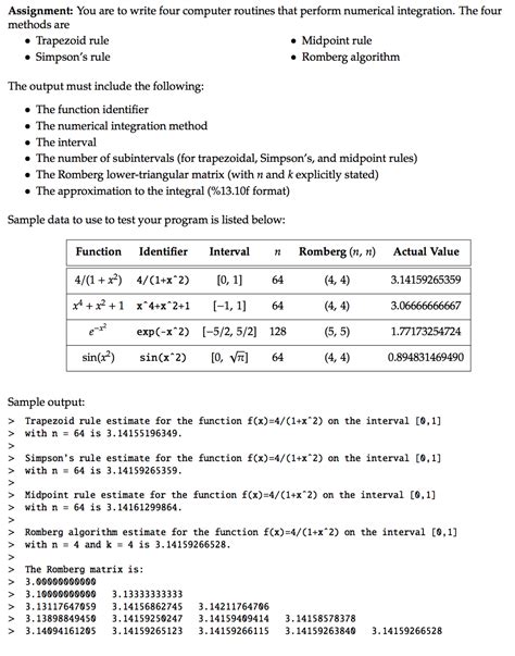 Solved Assignment You Are To Write Four Computer Routines