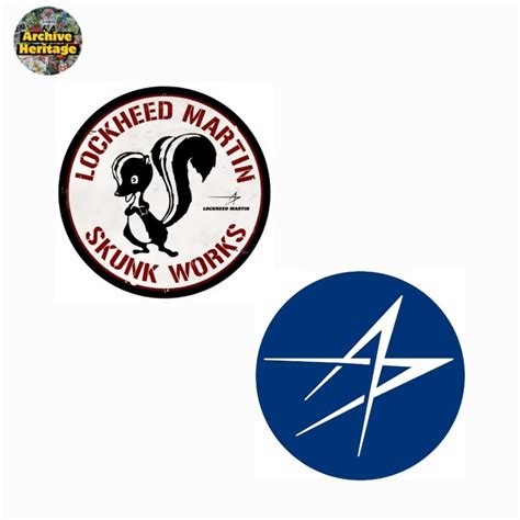 Jual Sticker Lockheed Martin Skunk Works Aircraft Company Stiker