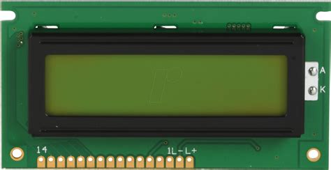 Lcd Pm 2x16 6 F Lcd Module 2x16 H56mm Ye Gn Wbackl At