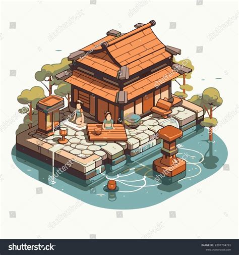 Japanese Hot Spring Onsen Images Stock Photos Vectors Shutterstock