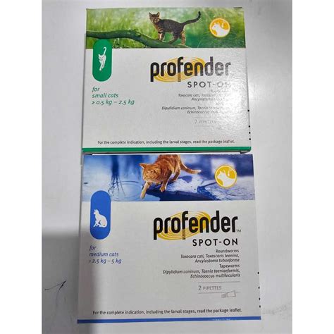 Jual Profender Spot On Small And Medium Cat Obat Cacing Kucing Tetes Per