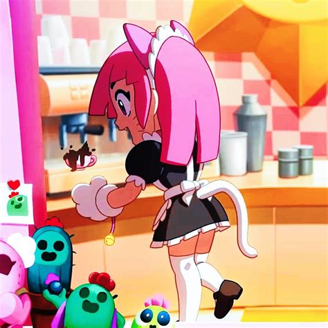 Pinku Pawlette Brawl Stars в 2024 г Рисунки девушки Рисунки Аниме