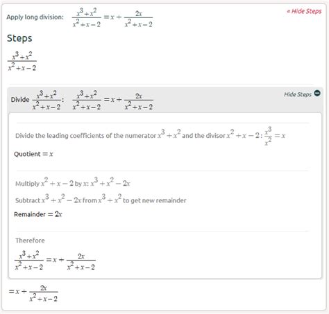 Symbolab Blog High School Math Solutions Polynomial Long Division Calculator