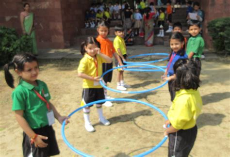 Kindergarten Hula Hoop Race Shirdi Sai Public School Best School In