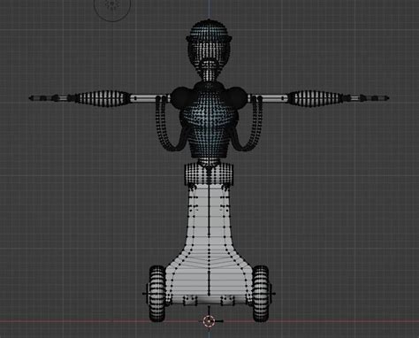 3d Model Comedian Bot Fnaf Security Breach Vr Ar Low Poly Cgtrader