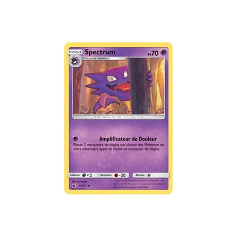 Spectrum 37 111 Carte Pokémon peu commune neuve VF Cardcollection fr