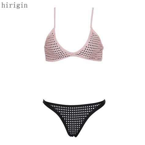 Buy Sexy Women 2 Pcs Bikini Set Bandage Push Up Padded