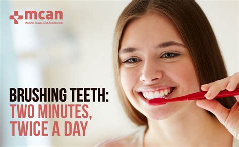 Brushing Teeth Two Minutes Twice A Day Mcan Health Blog