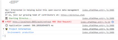 Error Refreshtoken On The Admin Login Page · Directus Directus · Discussion 15810 · Github