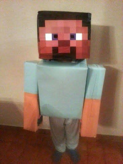Minecraft Steve Costume Handmade Crafts