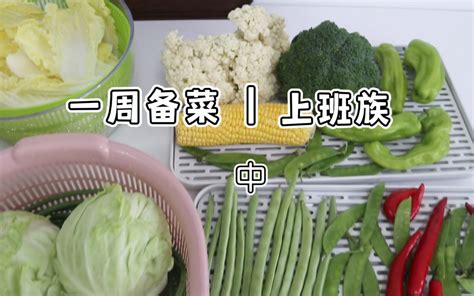 一周备菜 上班族 一人食｜用3小时换取一周的从容不迫 早安阿雅 早安阿雅 哔哩哔哩视频