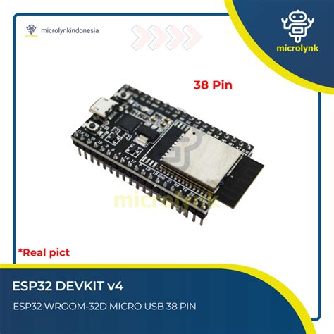 Jual Esp32 Esp 32 Devkitc V4 Wroom 32d Wifi Bluetooth Development Board Micro Usb Shopee Indonesia