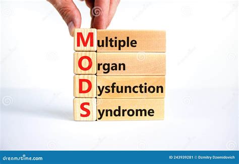 Mods Multiple Organ Dysfunction Syndrome Symbol Concept Words Mods