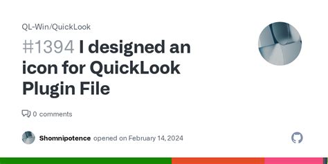 I Designed An Icon For Quicklook Plugin File · Issue 1394 · Ql Winquicklook · Github