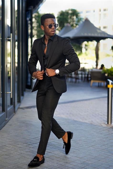 Black Mens Fashion Suits