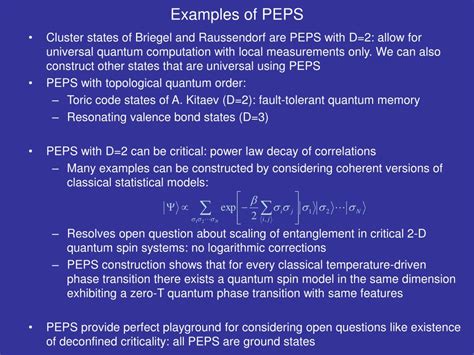 Ppt Quantum Information Theory And Strongly Correlated Quantum Systems Powerpoint Presentation